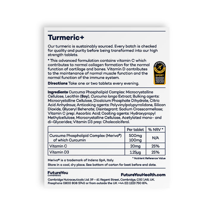 Turmeric+ Tablets with Curcumin