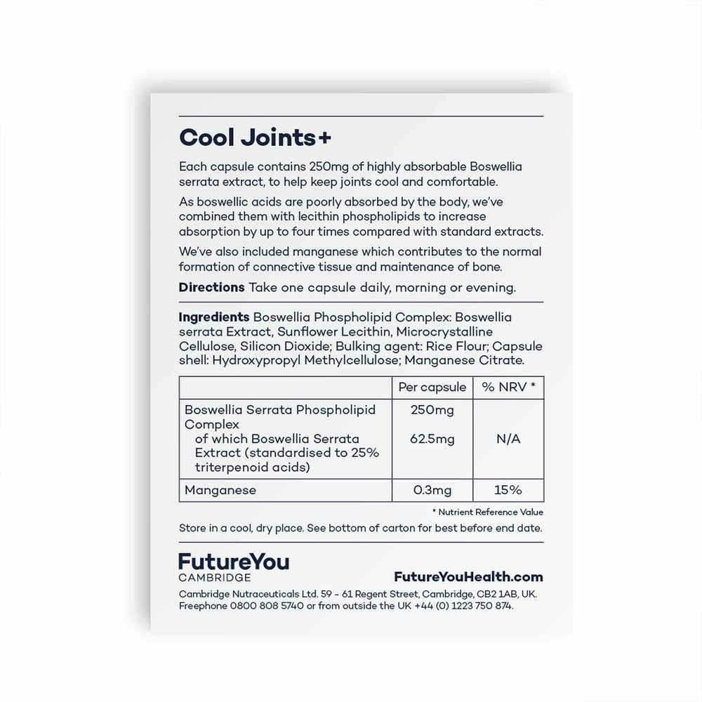 Cool Joints Plus Capsules with Boswellia Extract